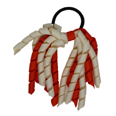 School Hair Accessories Short Curly Ponytail Streamer Hair Tie Autumn ...